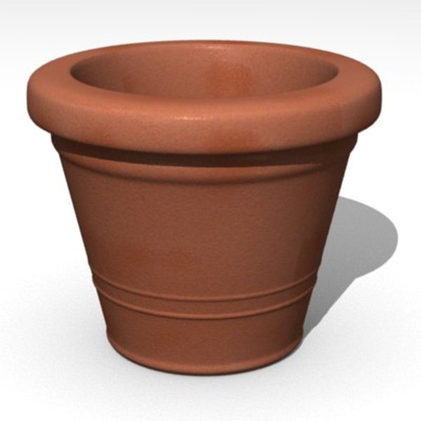 3ds flower pot