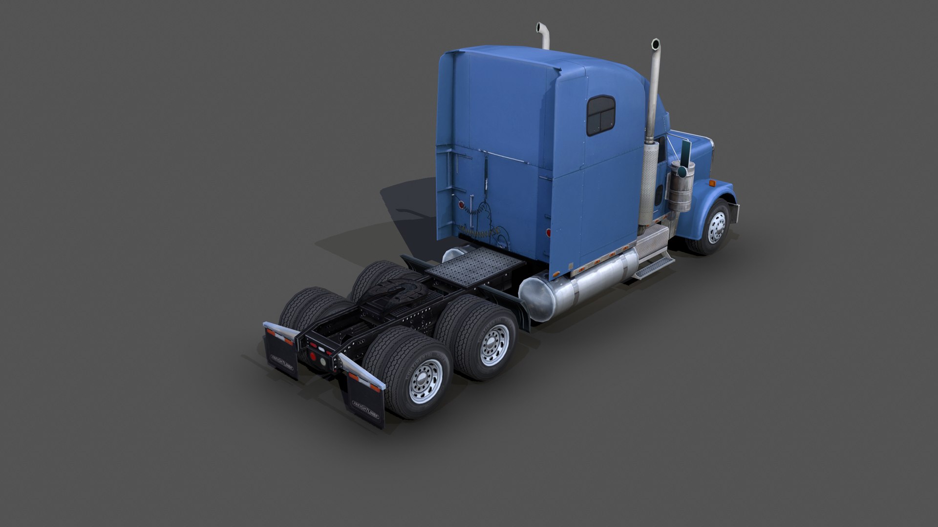 3D freightliner fld 120 classic - TurboSquid 1549594