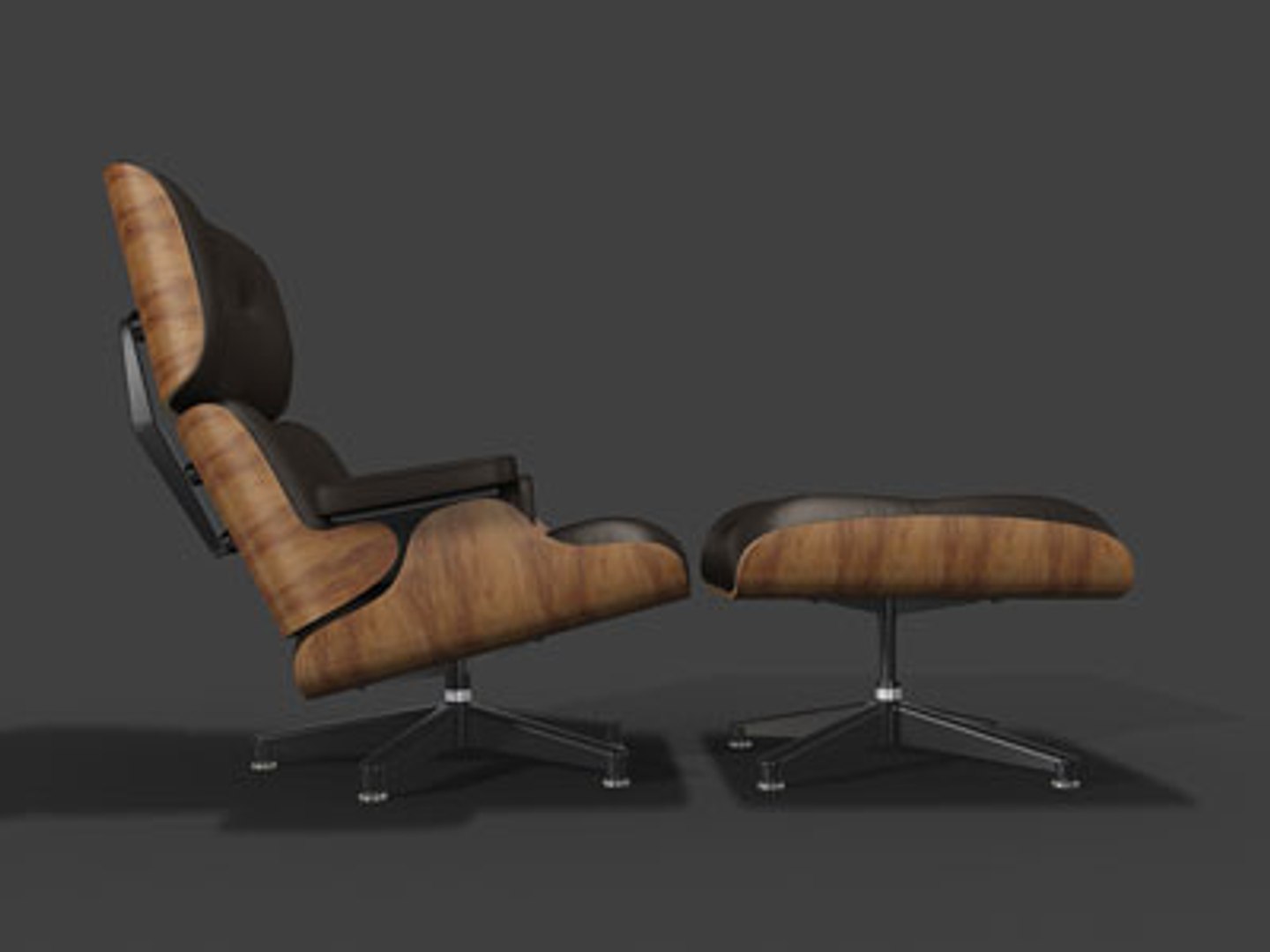 3d model eames lounge chair
