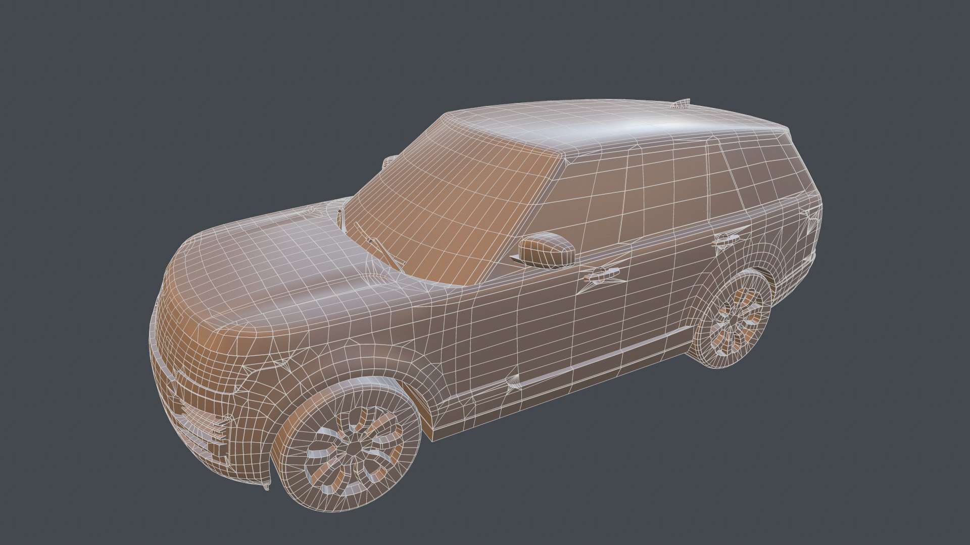 3D Model Real-time Range Rover Vogue - TurboSquid 1549025