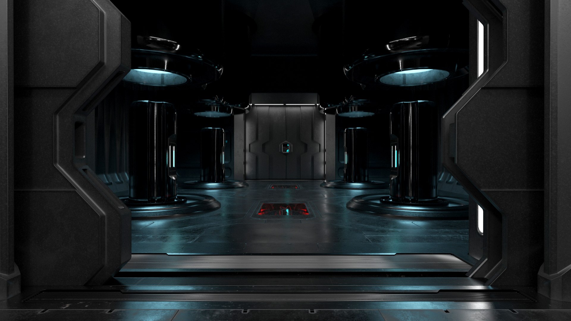 Sci-fi Interior 3D Model - TurboSquid 2289242