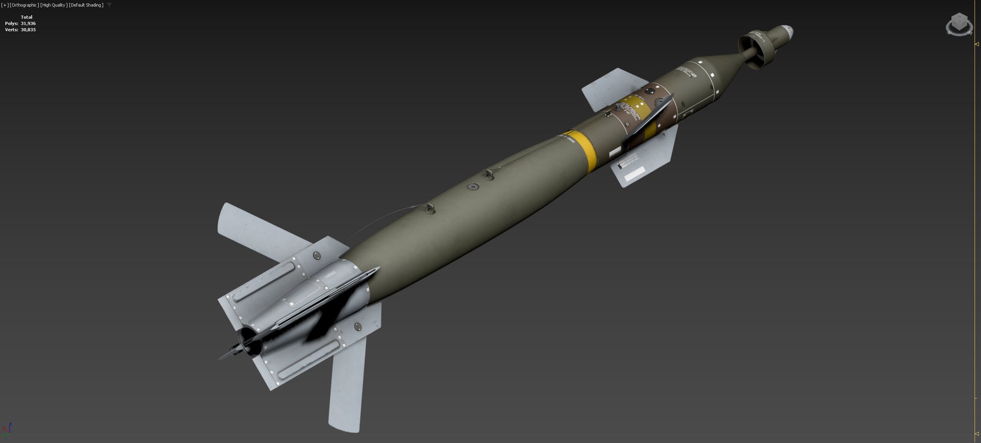 GBU-12 Paveway 3D Model - TurboSquid 2294092