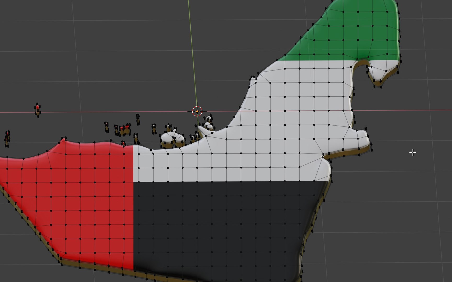 3D Model Uae Image Flag - TurboSquid 1541536