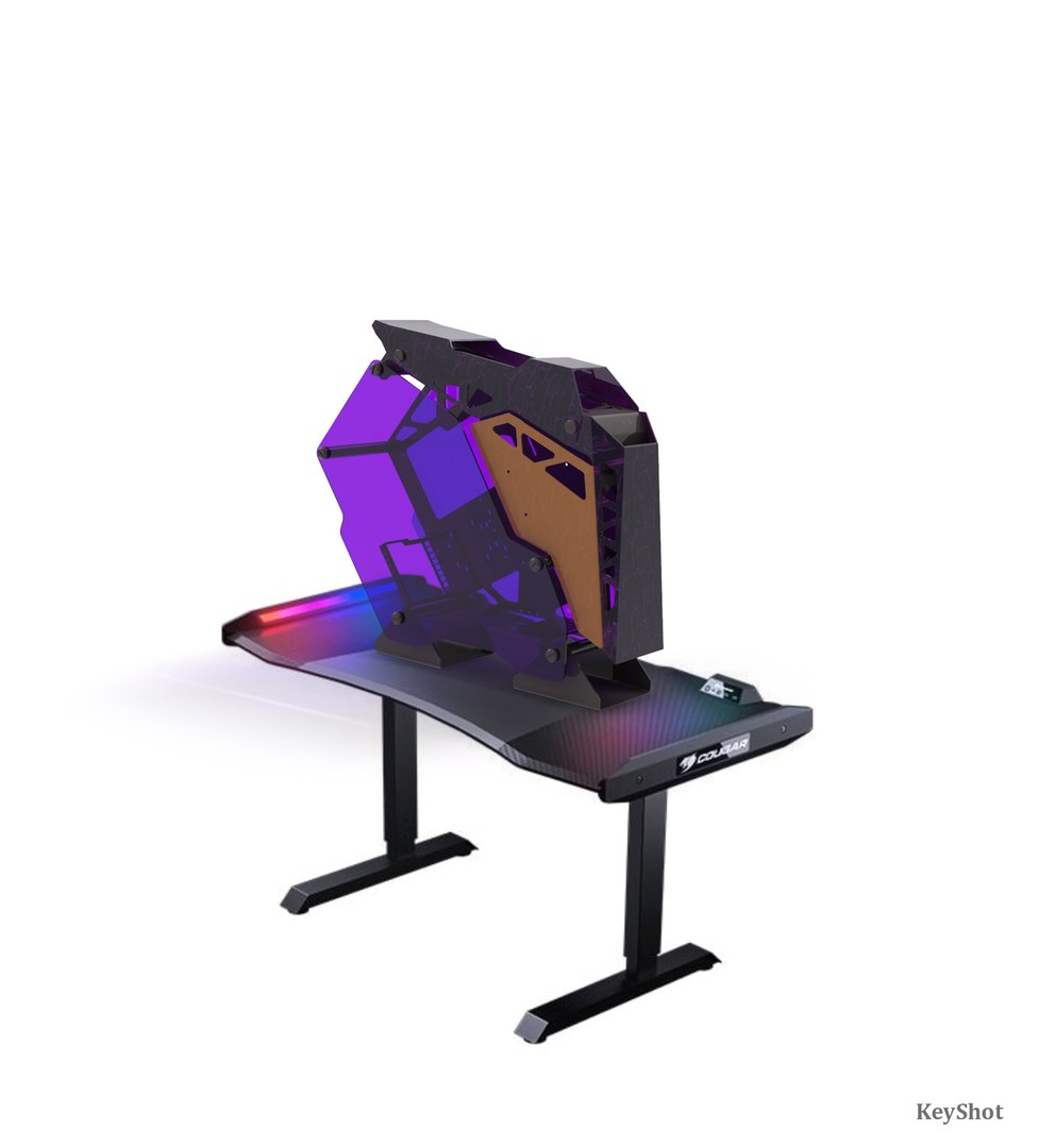 3D Cougar Conquer Computer - TurboSquid 1577587