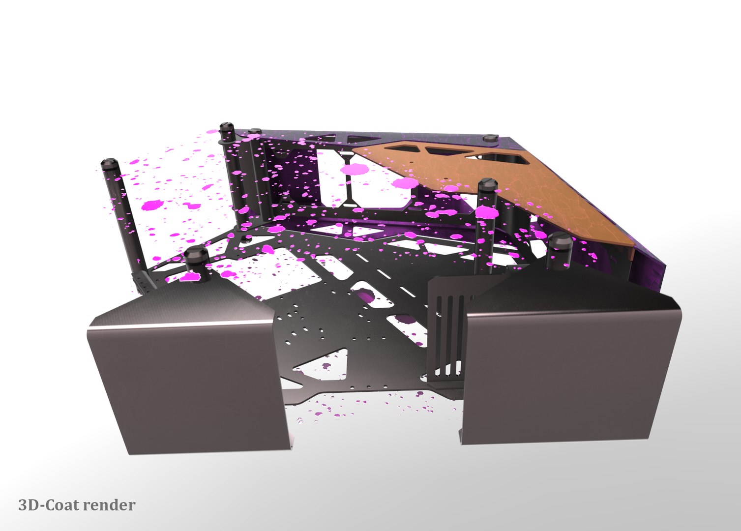 3D Cougar Conquer Computer - TurboSquid 1577587