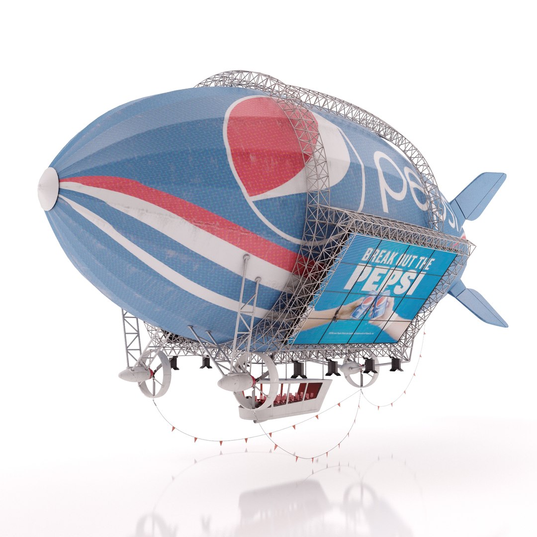 Advertising Zeppelin 02 3D - TurboSquid 2169149