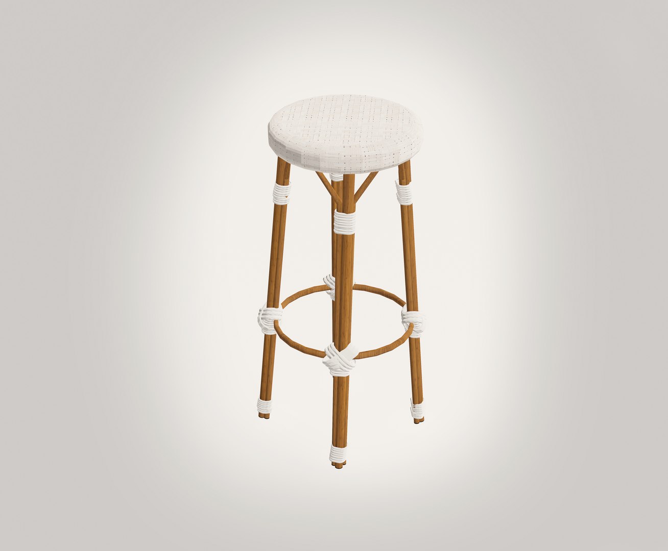 3D Embroidered Hand Made Stool Model - TurboSquid 2276788