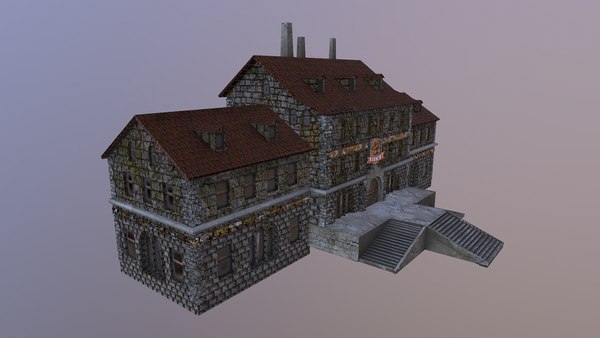 modelo 3d Academia medieval - TurboSquid 1751880
