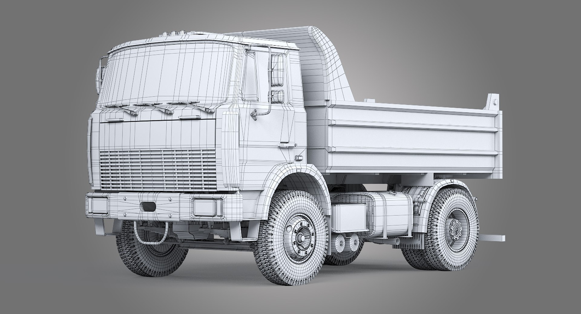 Pup Dump Truck Maz 3D Model - TurboSquid 1337356