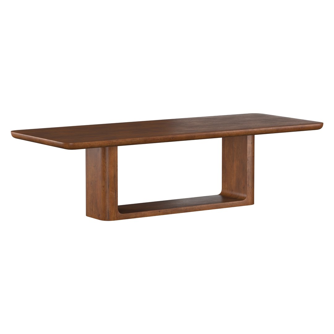 OSLO OPEN RECTANGULAR DINING TABLE 3D Model - TurboSquid 1952118