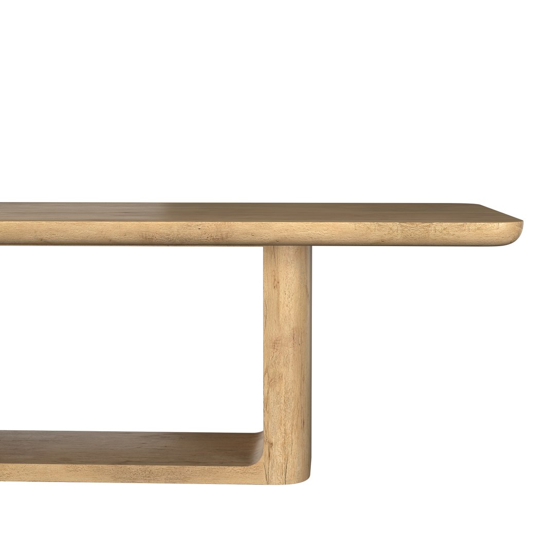 OSLO OPEN RECTANGULAR DINING TABLE 3D Model - TurboSquid 1952118