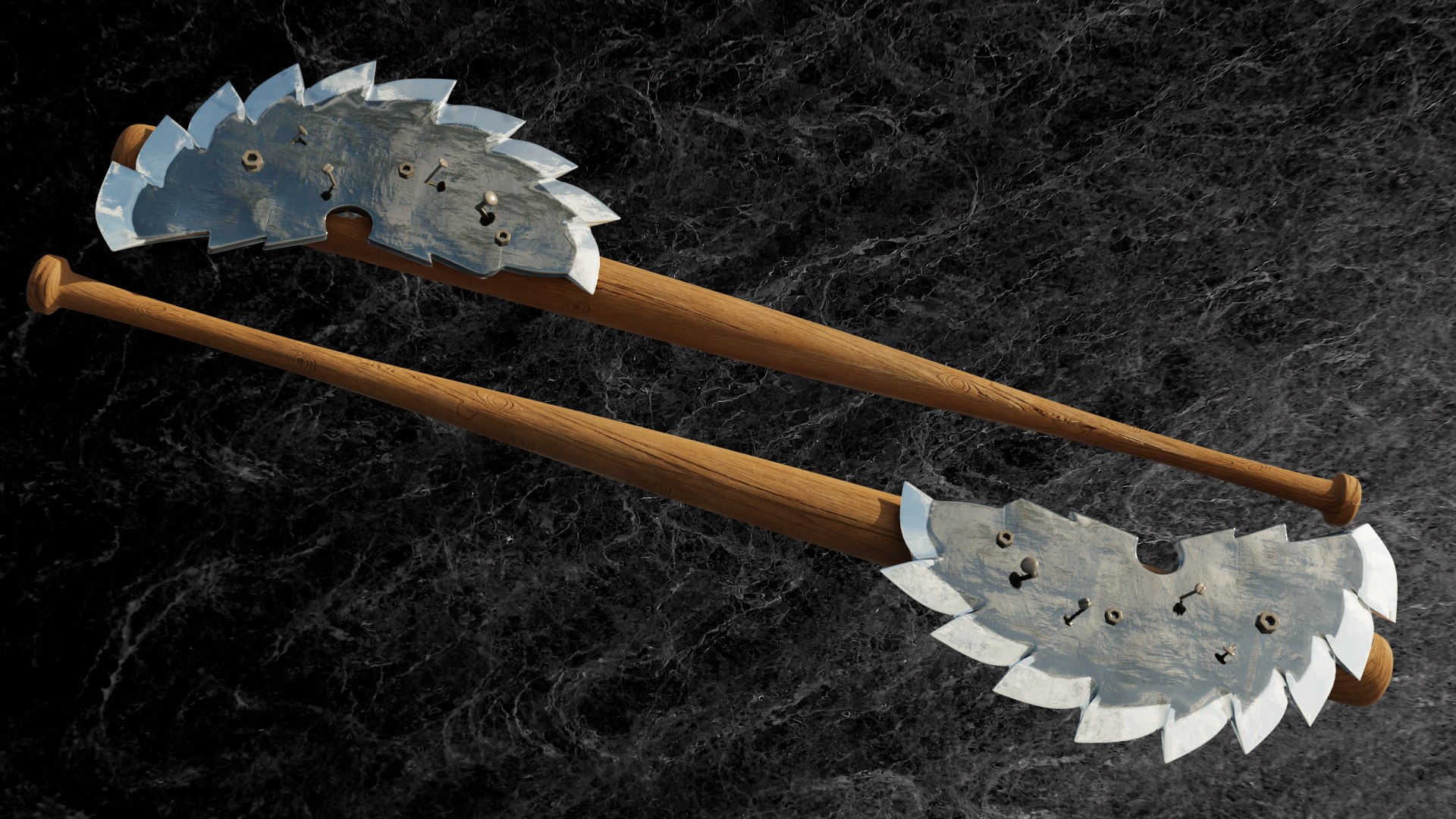 POST APOCALYPTIC MELEE WEAPON BAT BLOODY VARIANT 3D Model - TurboSquid ...