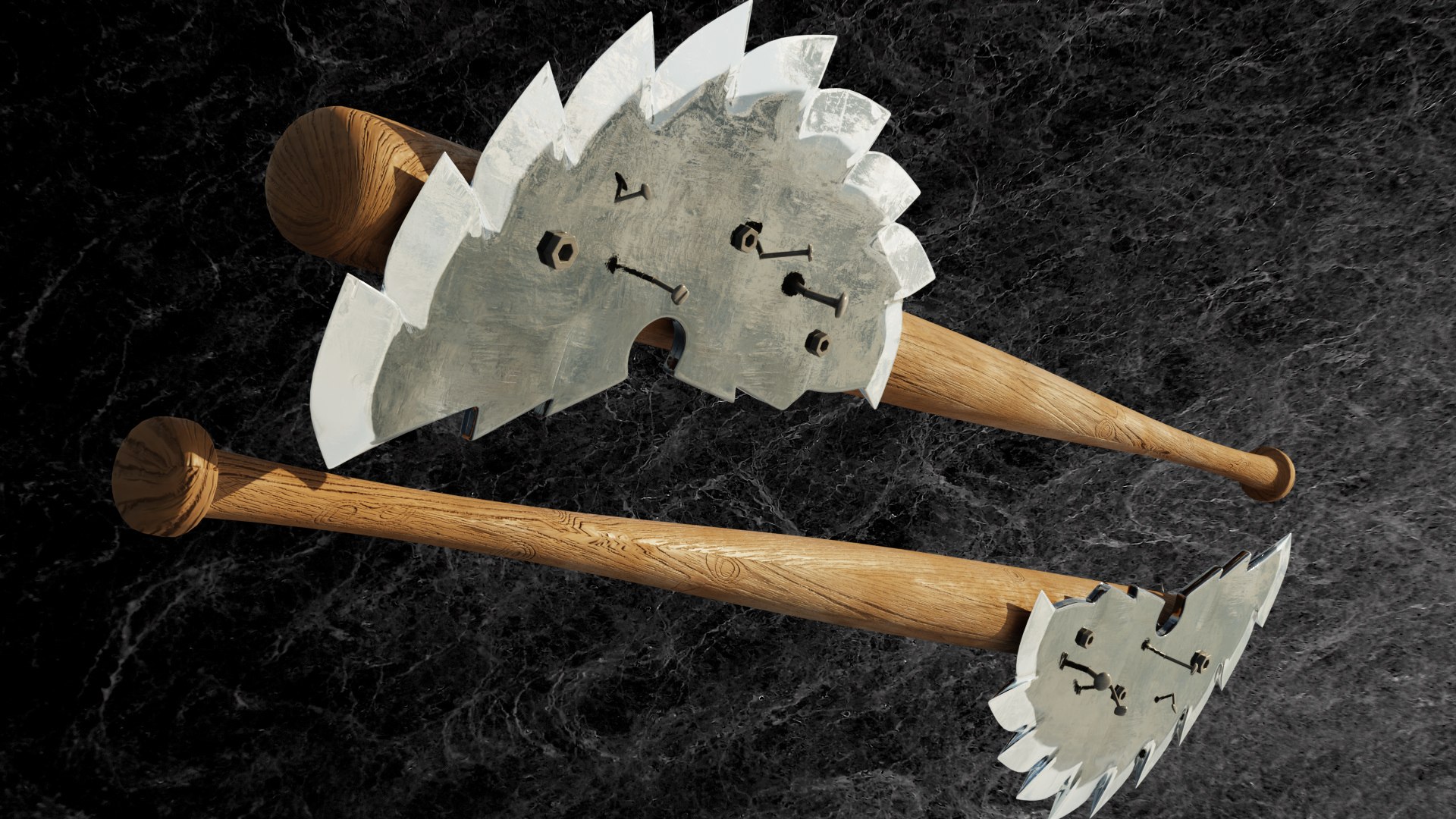 POST APOCALYPTIC MELEE WEAPON BAT BLOODY VARIANT 3D Model - TurboSquid ...
