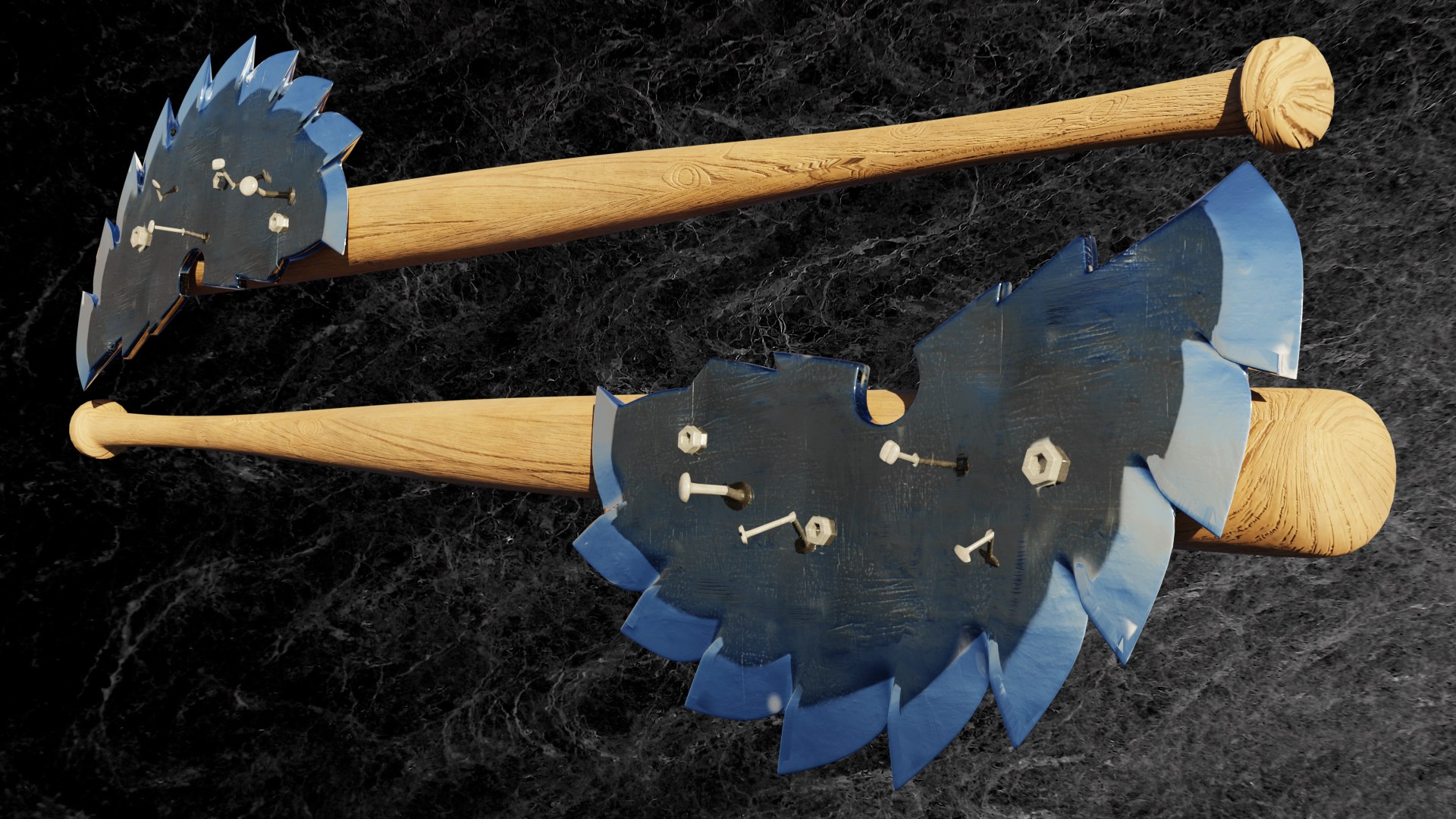 POST APOCALYPTIC MELEE WEAPON BAT BLOODY VARIANT 3D Model - TurboSquid ...