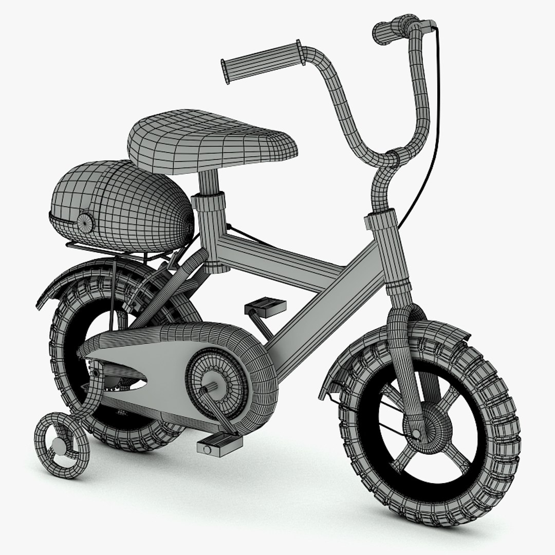 kid-bike-3d-model