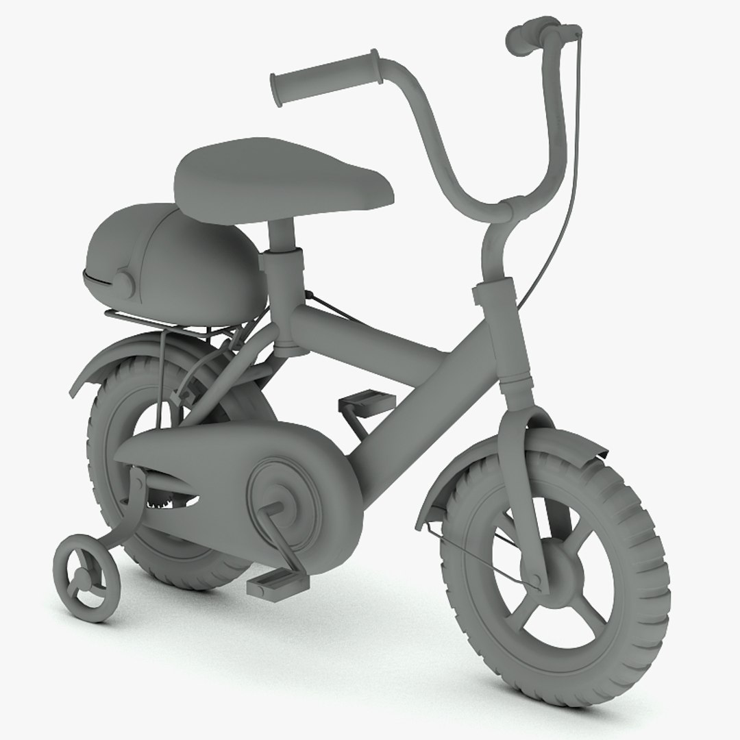Kid Bike 3d Model