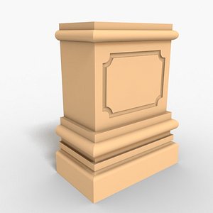 3D Plinth Models | TurboSquid