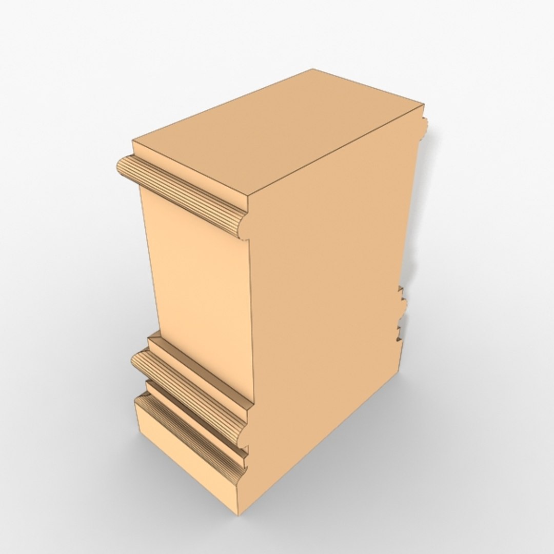 3d Interior Plinth Block