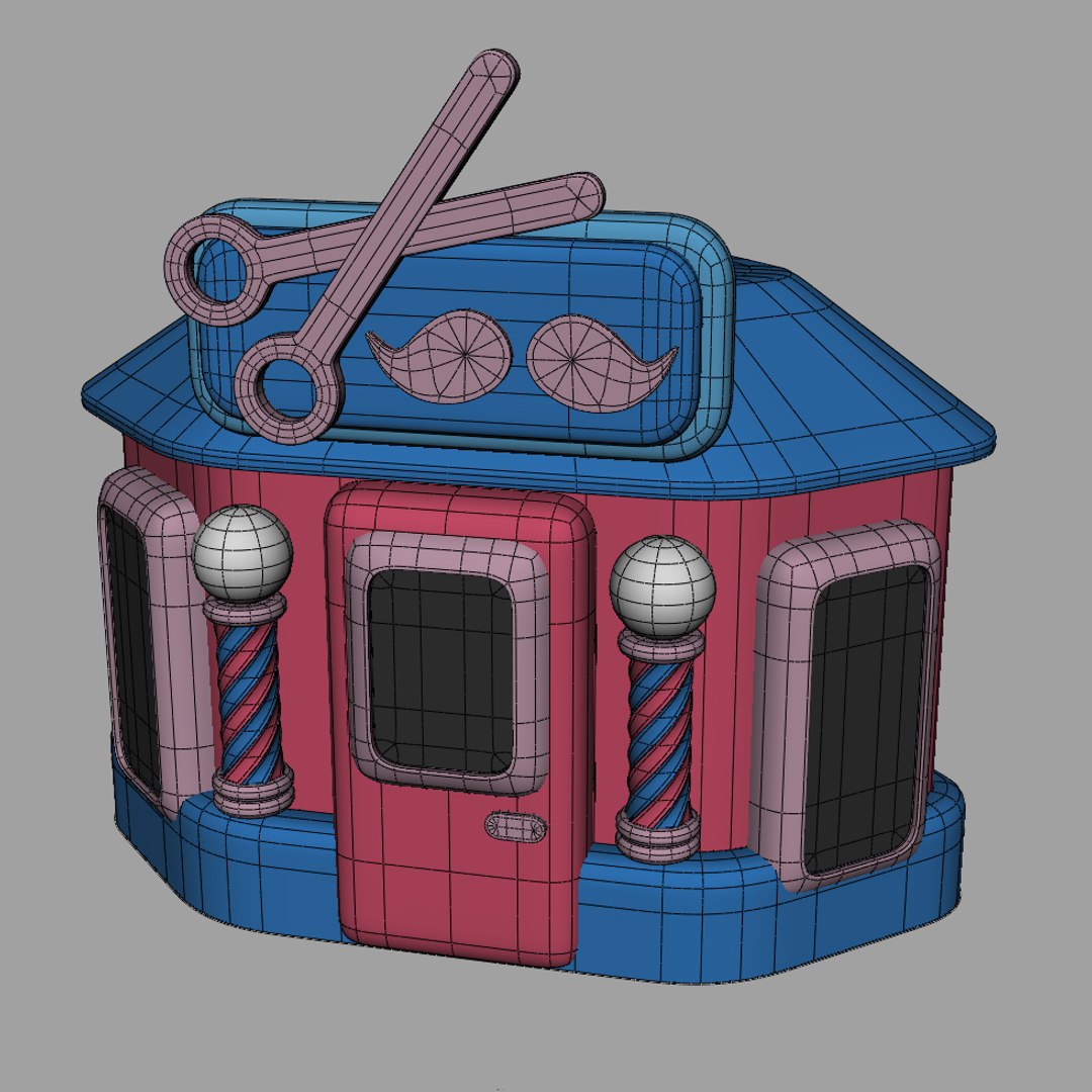 3D Model Barber Shop 03 - TurboSquid 1761162