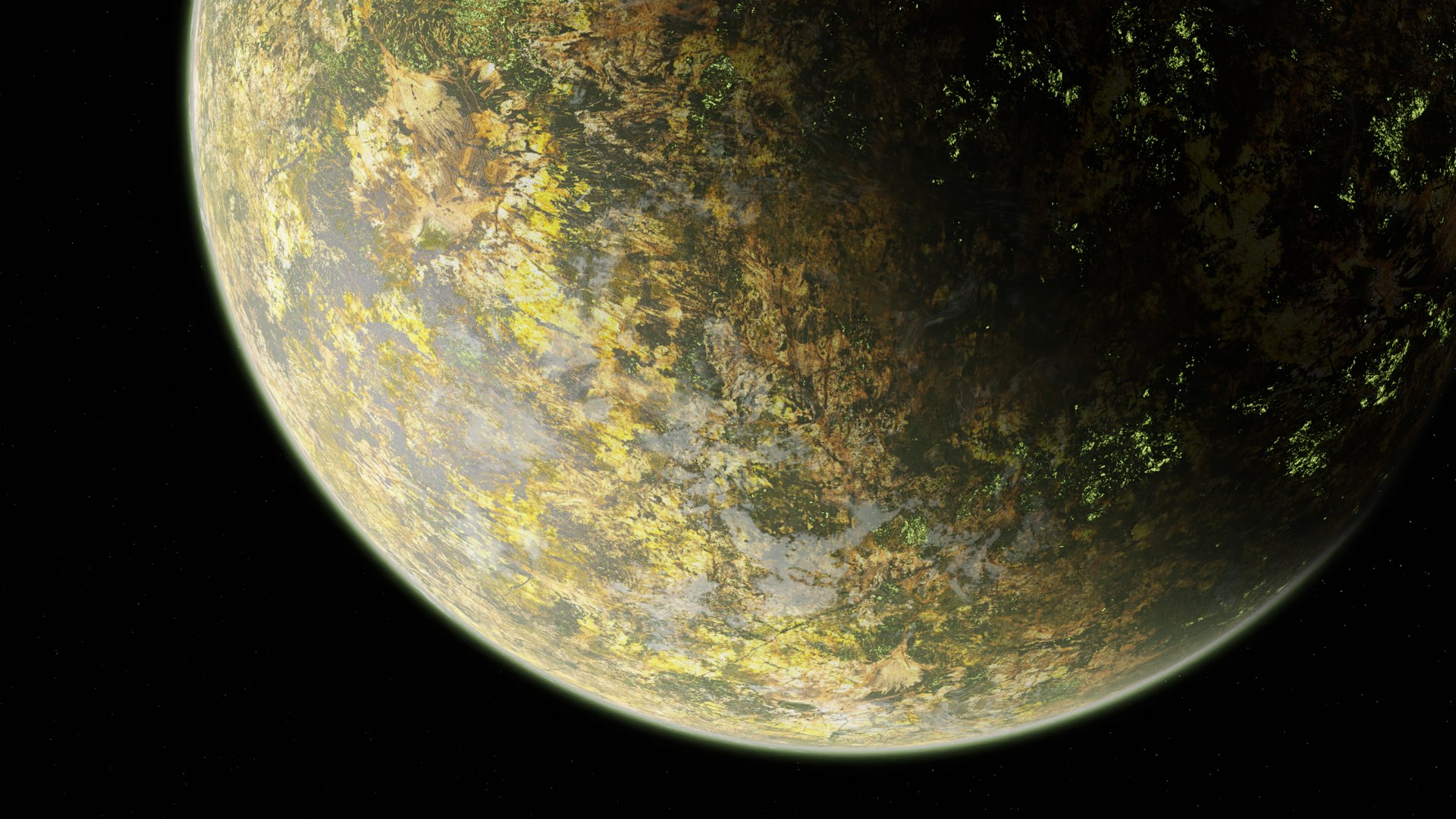 8K Alien Radioactive Planet 11 3D Model - TurboSquid 1930987