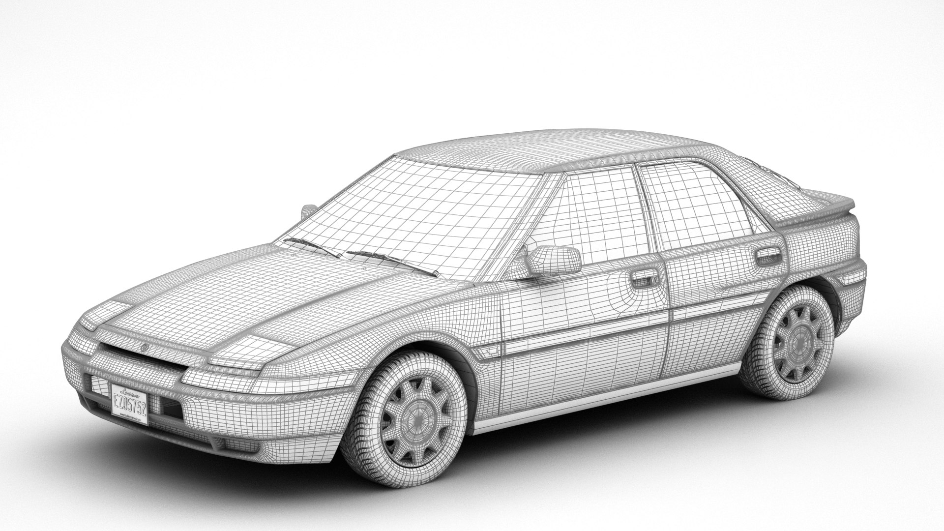 Mazda 323 F 1991 3D Model - TurboSquid 2010530