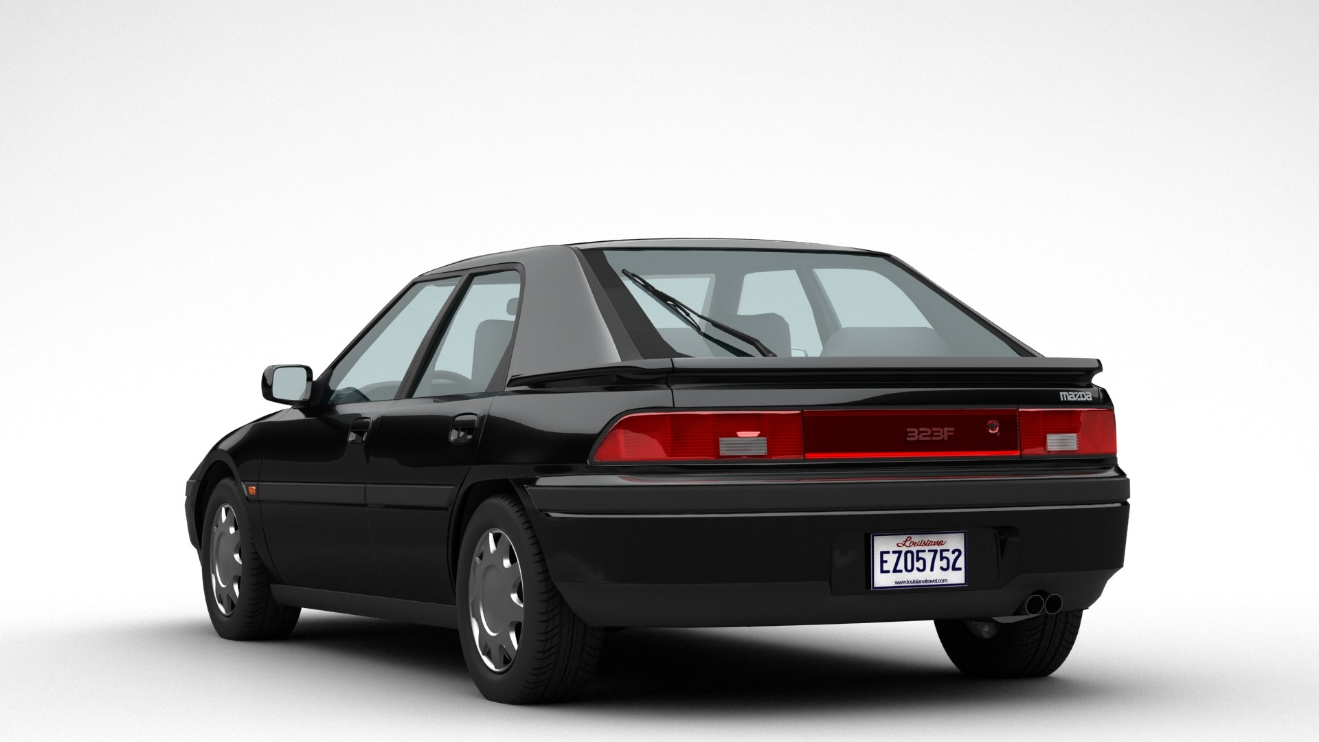 Mazda 323 F 1991 3D Model - TurboSquid 2010530