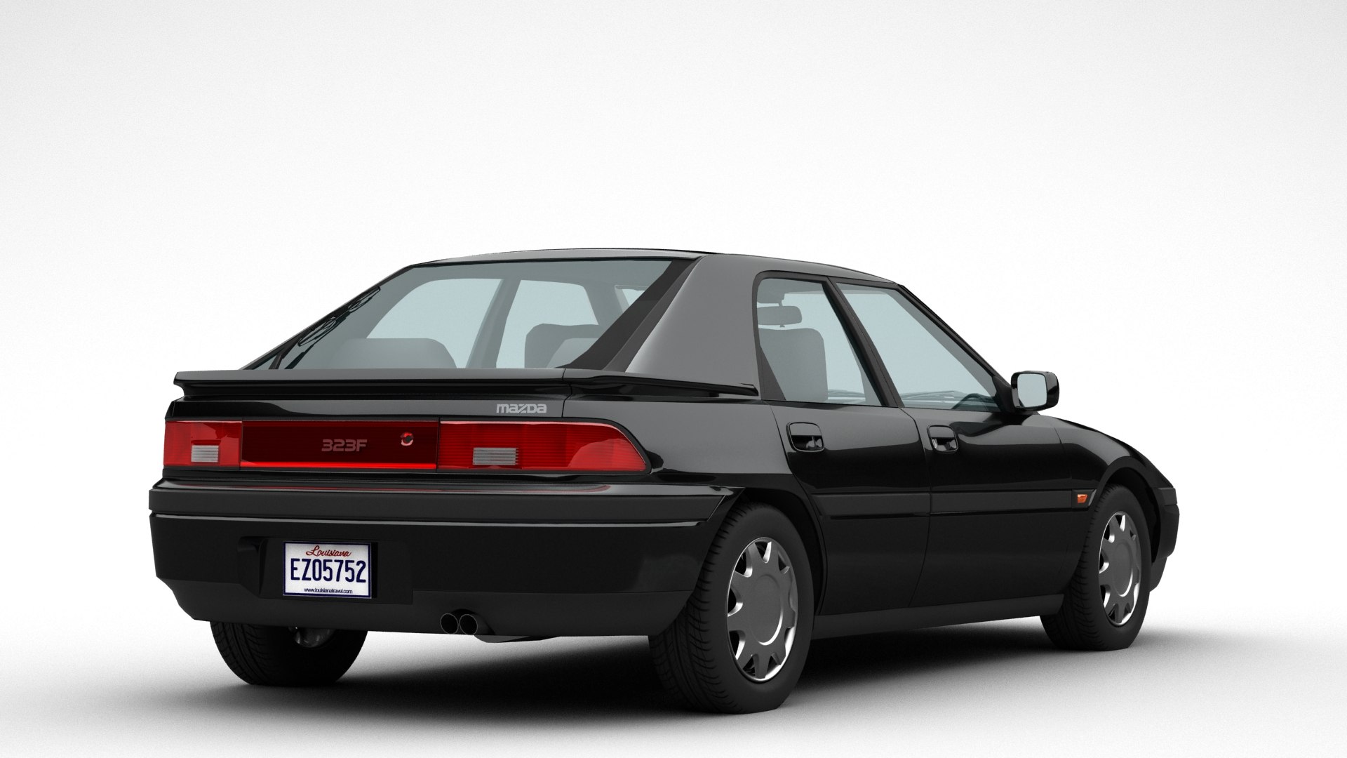 Mazda 323 F 1991 3D Model - TurboSquid 2010530