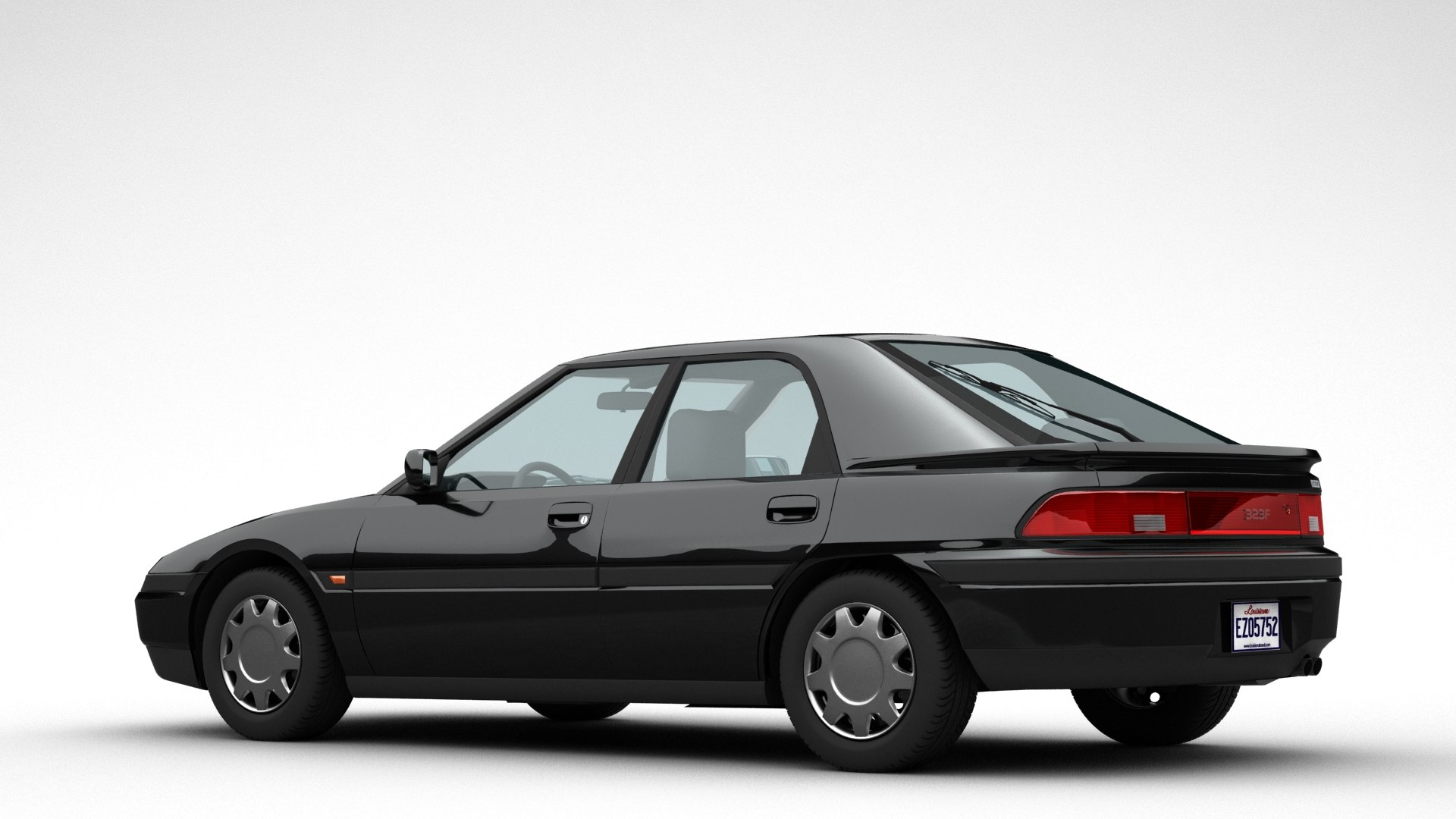 Mazda 323 F 1991 3D Model - TurboSquid 2010530