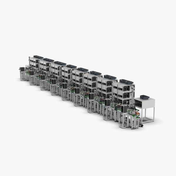 modelo 3d Aging Labeling Test Line Body SMT - TurboSquid 2015644