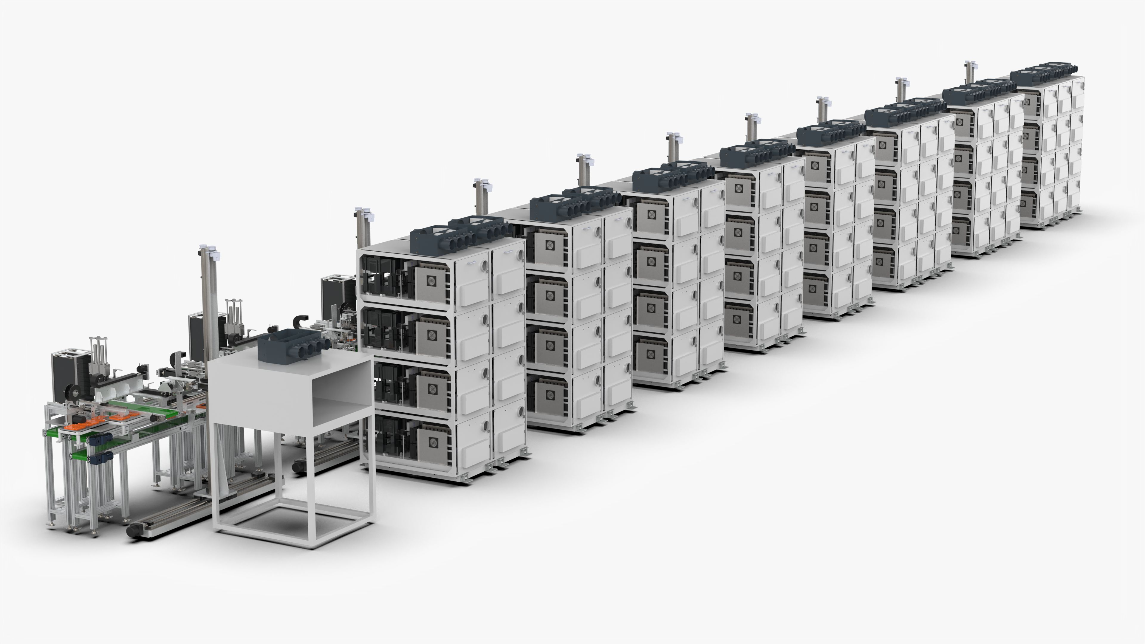 modelo 3d Aging Labeling Test Line Body SMT - TurboSquid 2015644