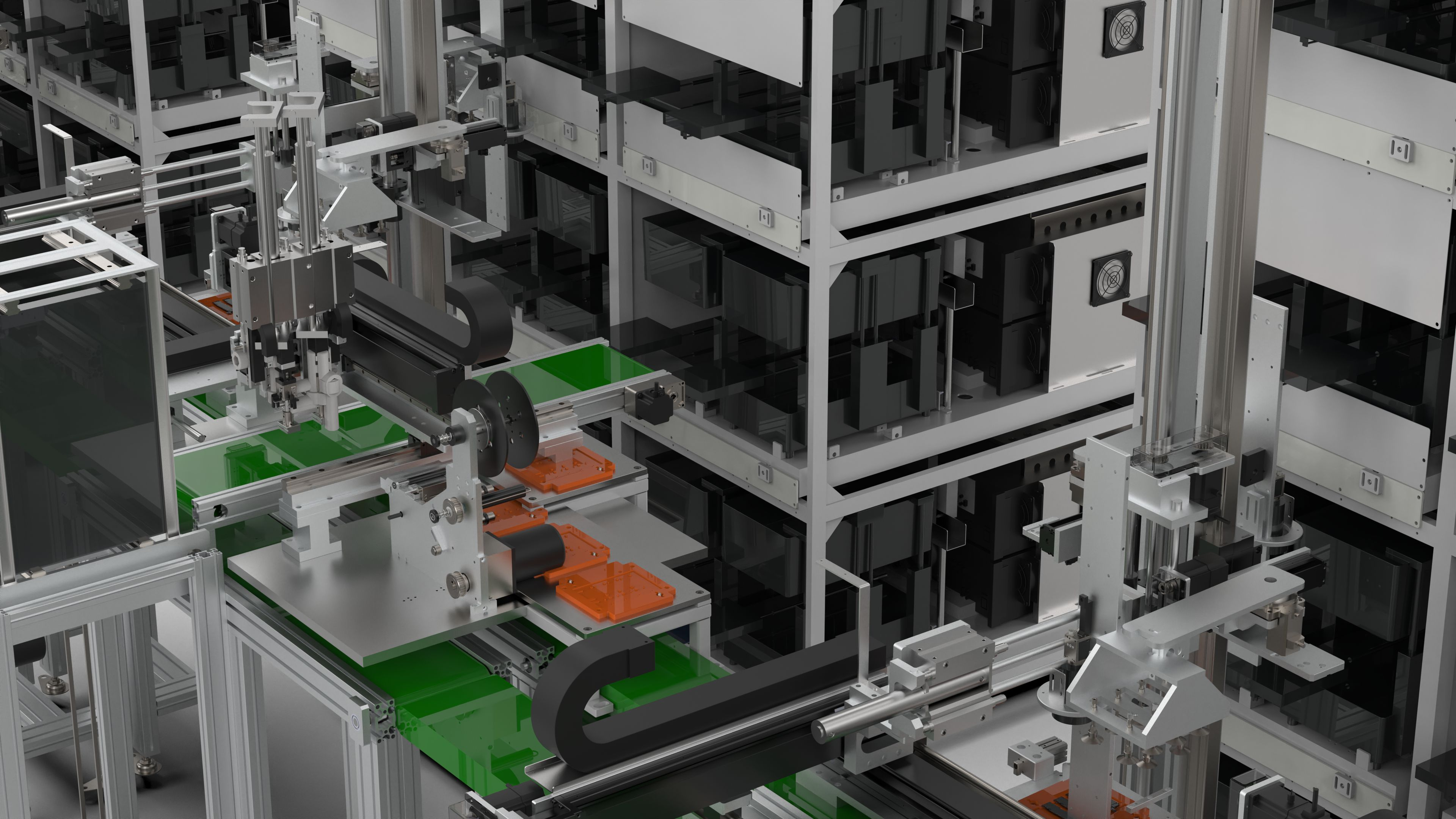 modelo 3d Aging Labeling Test Line Body SMT - TurboSquid 2015644