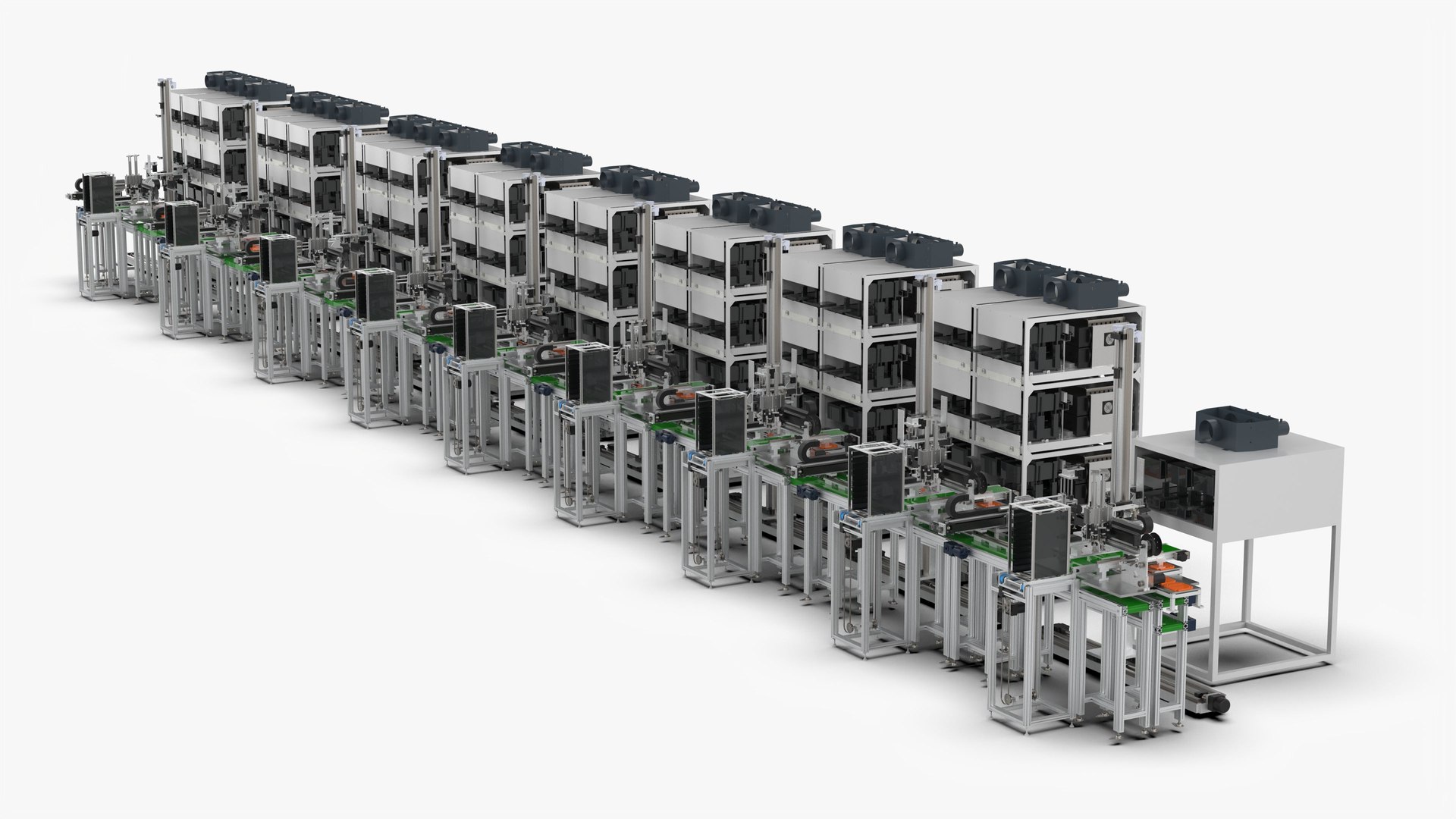 Aging Labeling Test Line Body SMT Model - TurboSquid 2015644