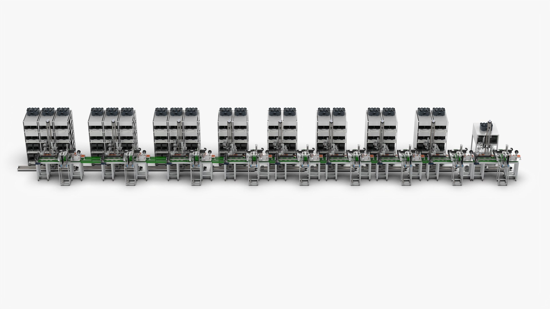 Aging Labeling Test Line Body SMT Model - TurboSquid 2015644