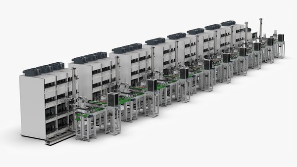 modelo 3d Aging Labeling Test Line Body SMT - TurboSquid 2015644