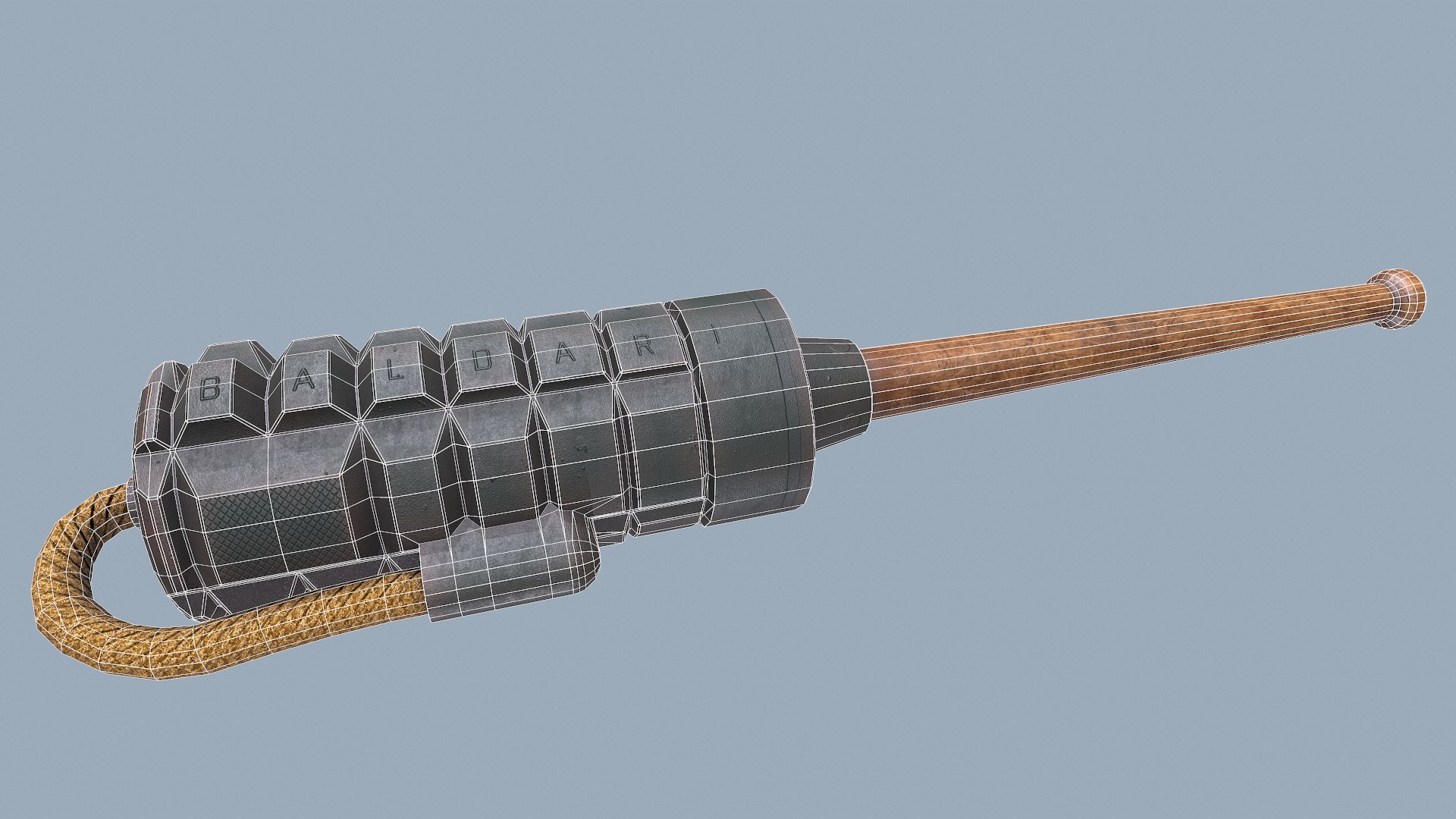 3D WW1 Baldari Grenade Low-poly PBR model - TurboSquid 2027708