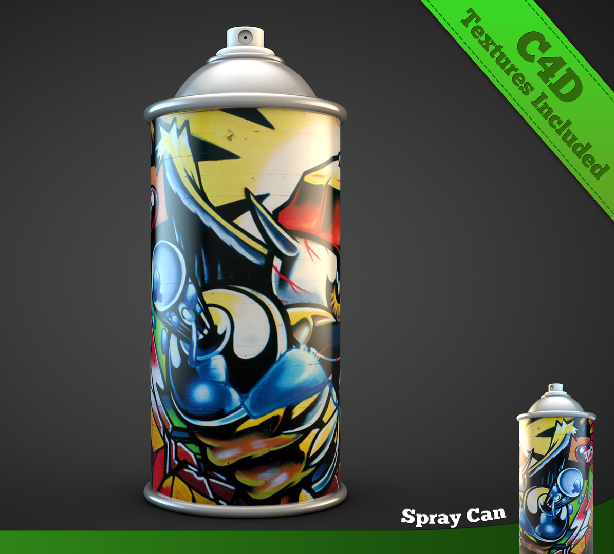 free spray 3d model