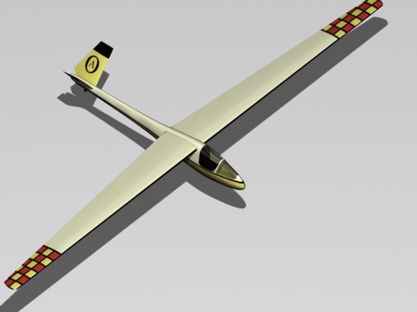Glider 3d Model