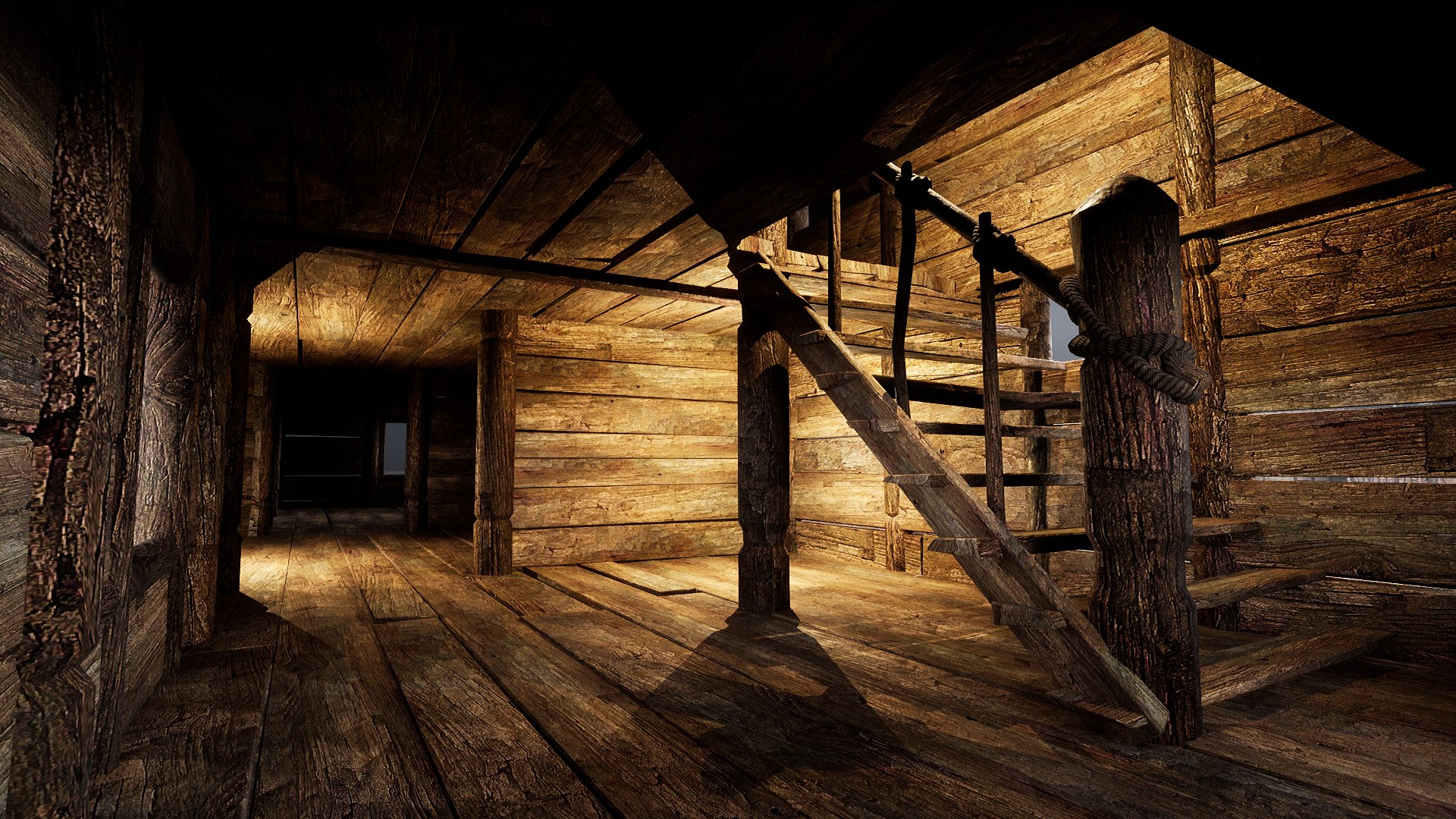 MEDIEVAL HOUSE SLAVIC COTTAGE CABIN HUT TOWN CITY NEXTGEN AAA Model ...