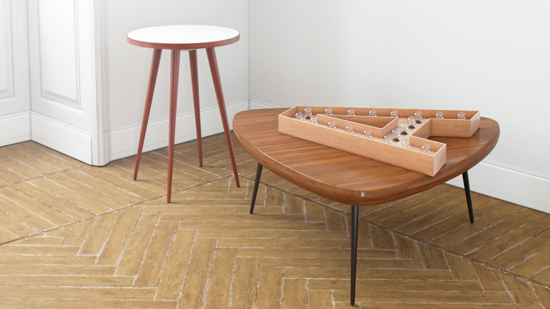 set tables cosmo 3d model