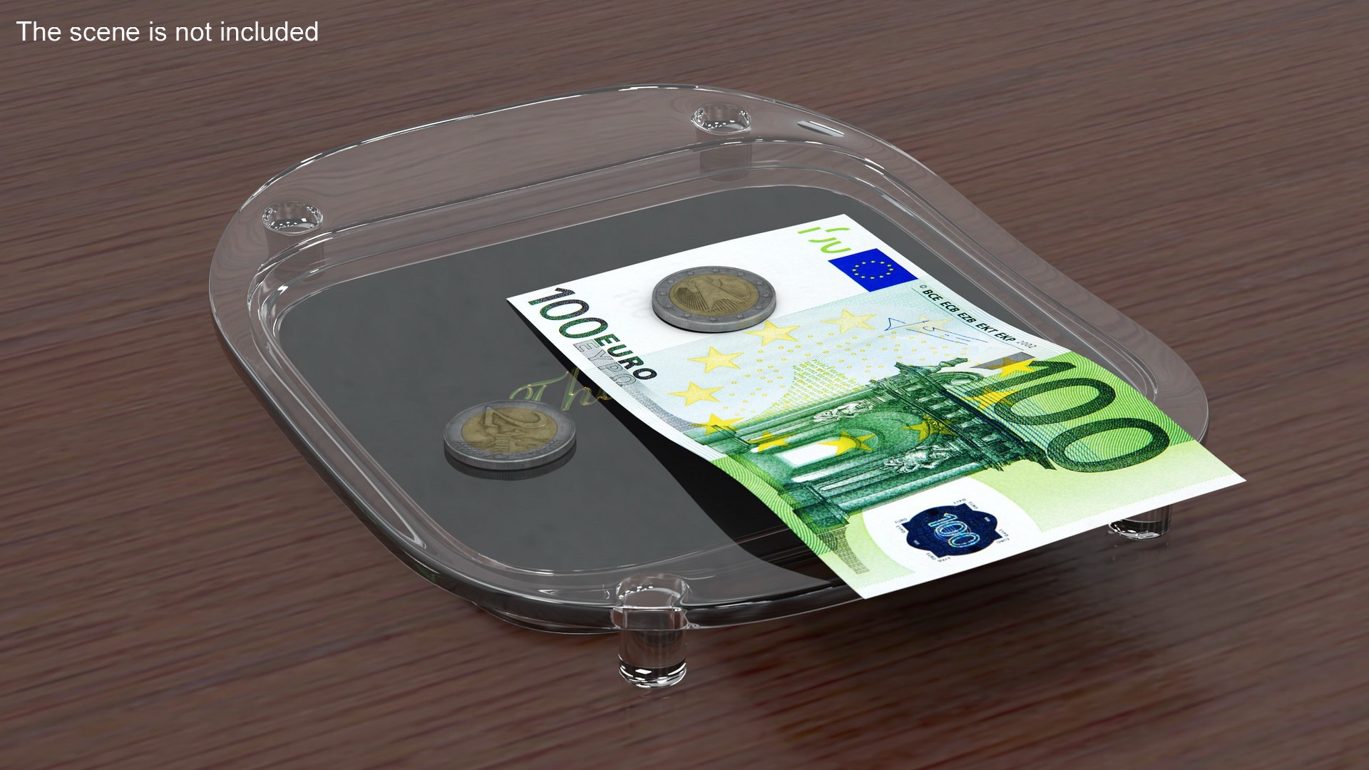 3D Plastic Cash Tray With Caption - TurboSquid 2232370