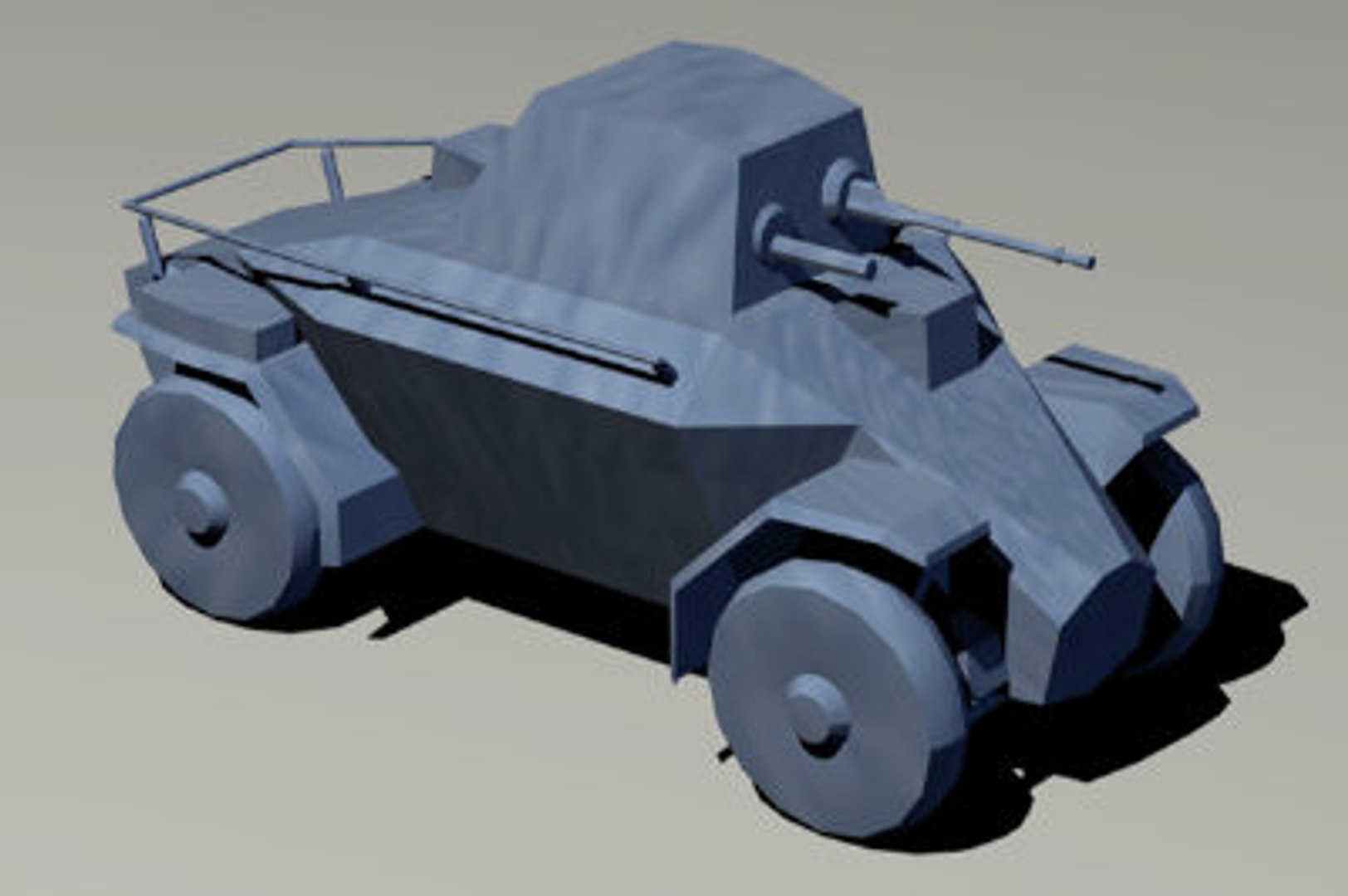 free csaba 39m armored 3d model