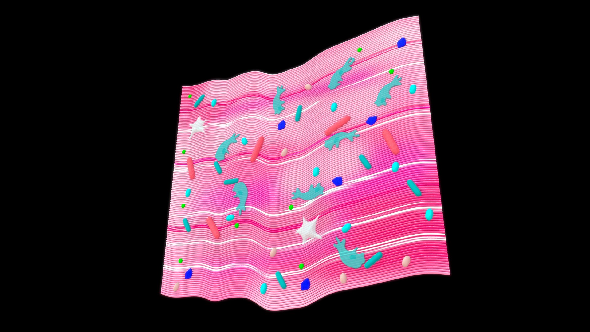 3D Model Fibrous Connective Tissue Cells - TurboSquid 2186695