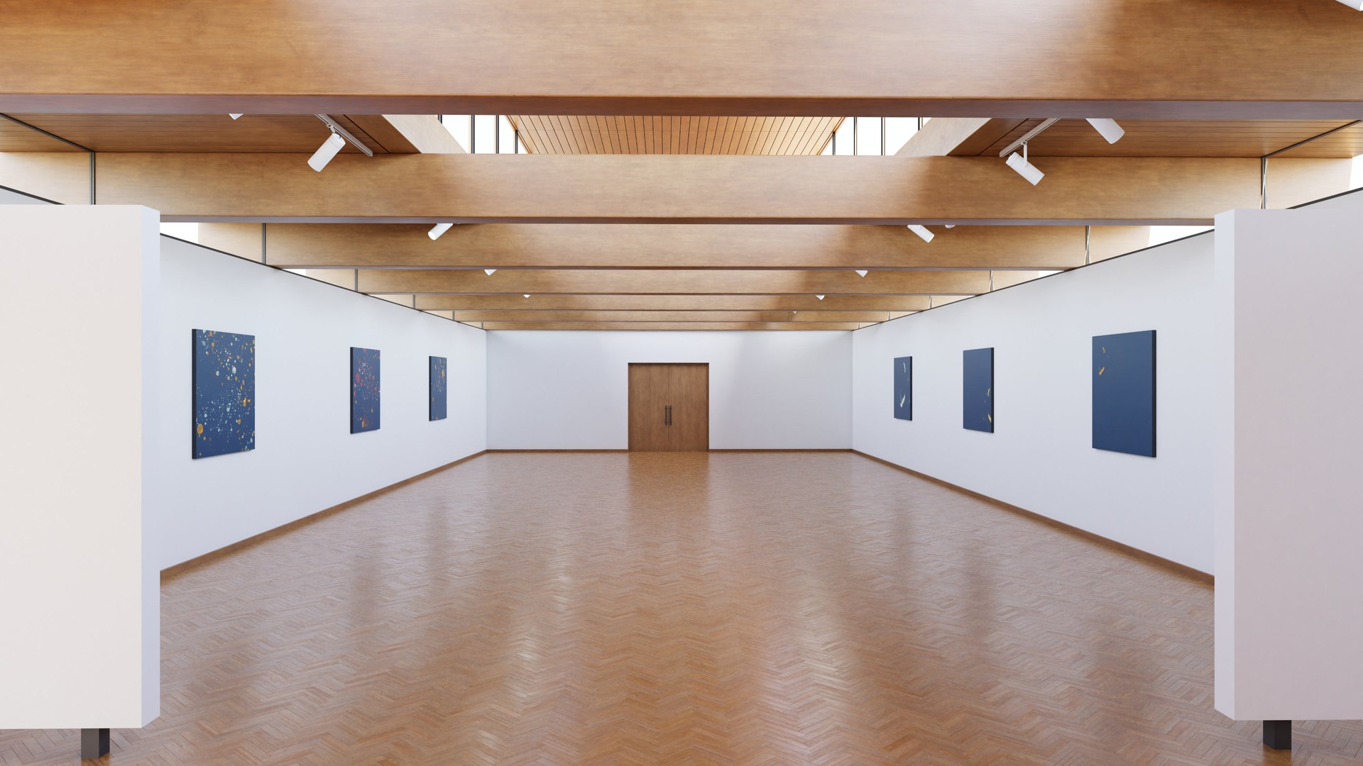 Art Museum Gallery Interior 21 3D Model - TurboSquid 1848255