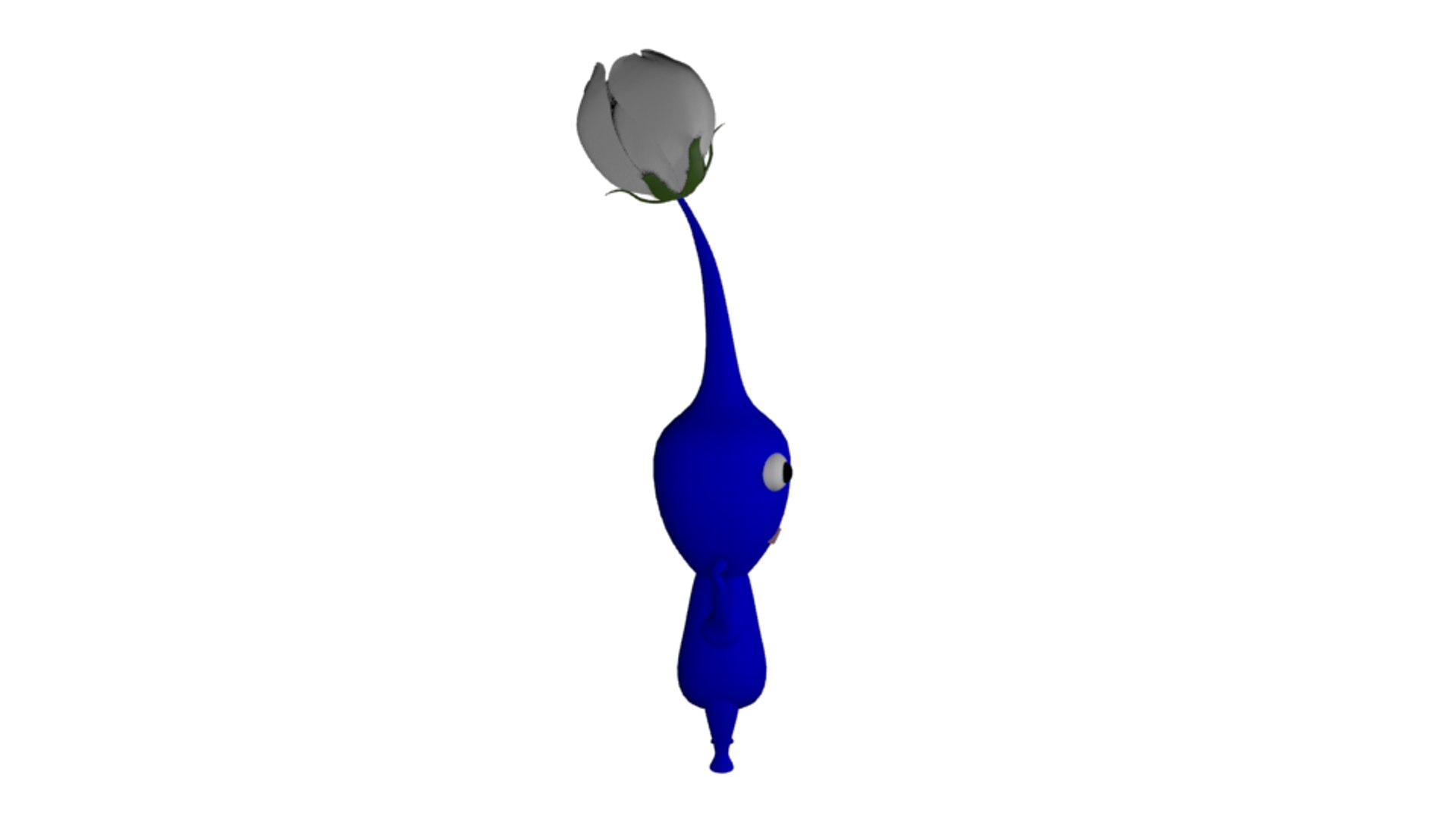 3D Blue Pikmin Model - TurboSquid 1643948
