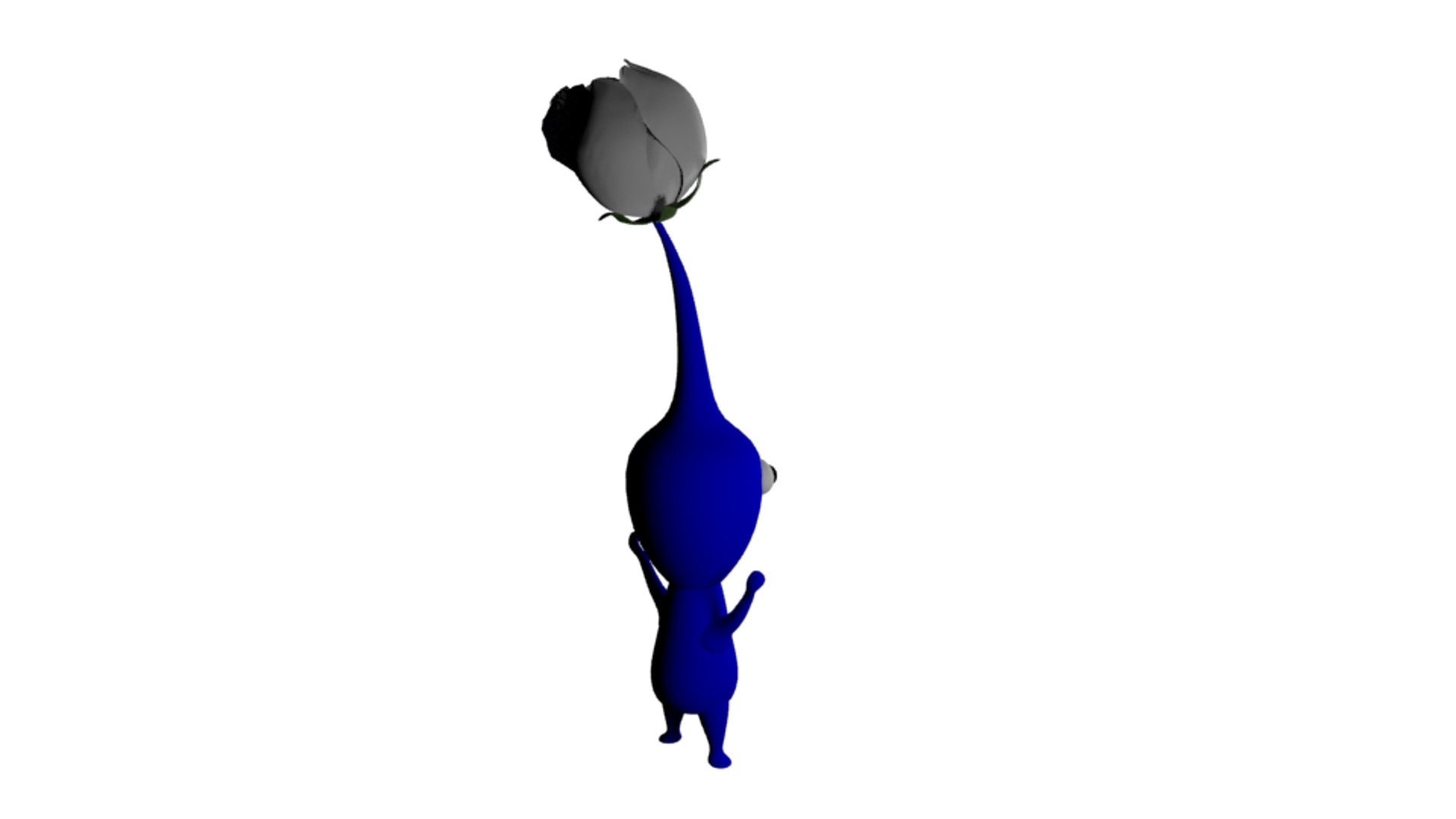 3D Blue Pikmin Model - TurboSquid 1643948