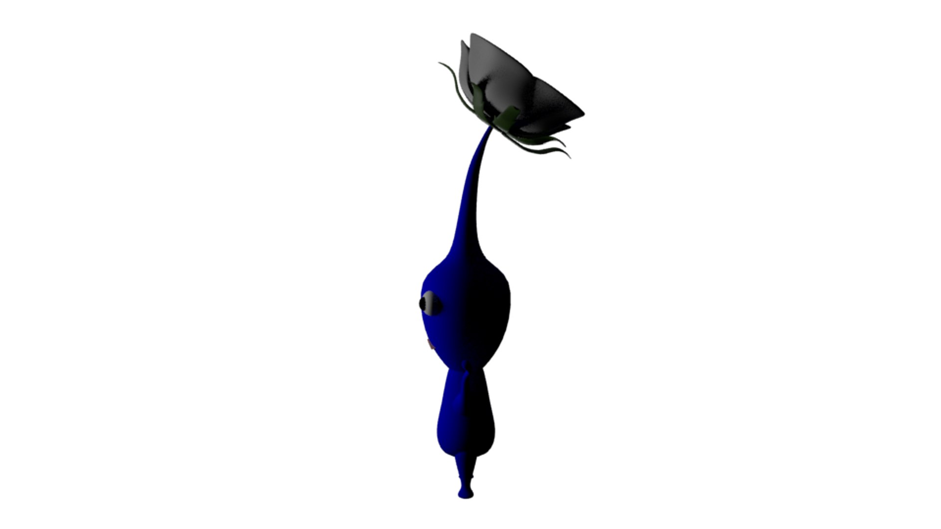 3D Blue Pikmin Model - TurboSquid 1643948