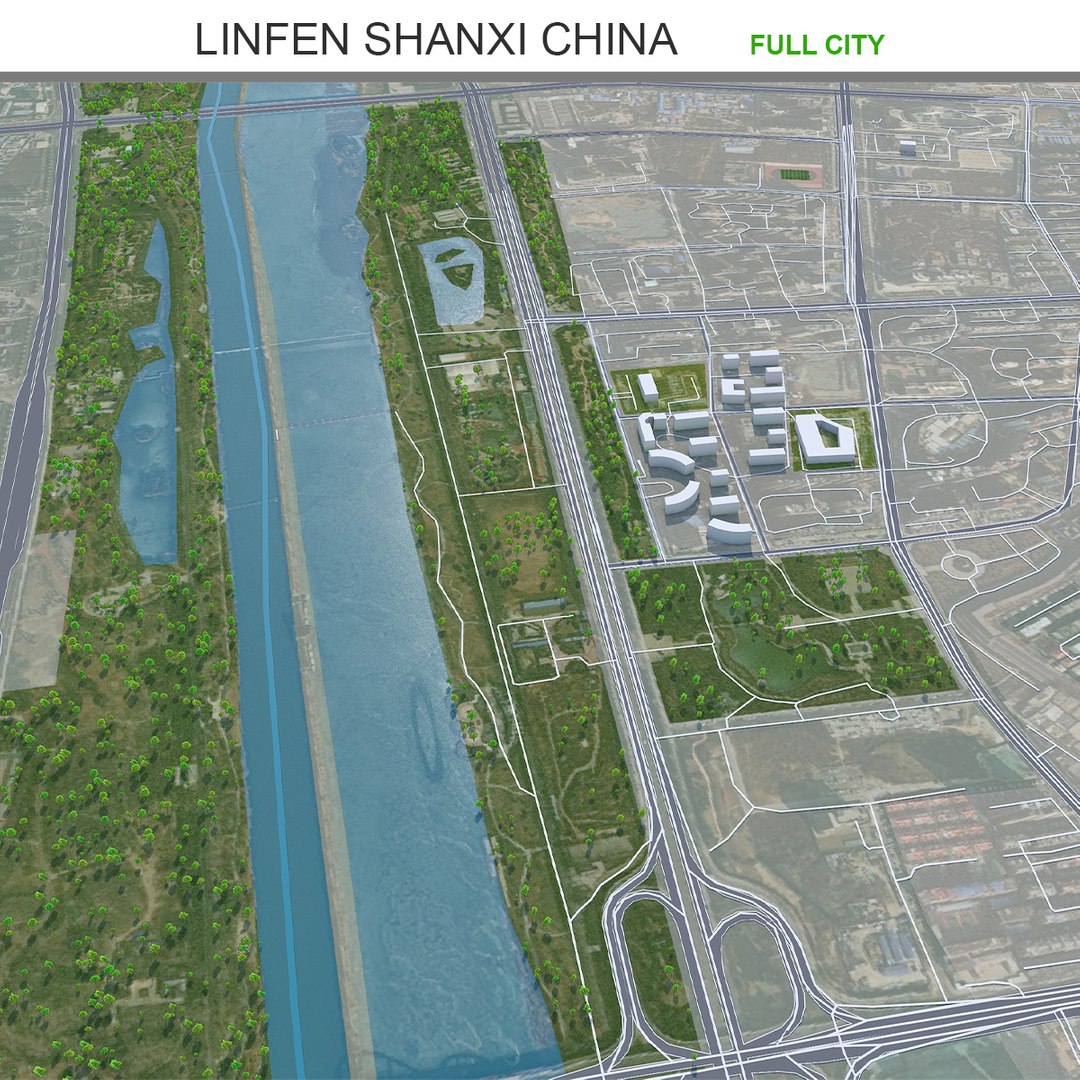 Free 3D Linfen Shanxi China Model - TurboSquid 2100492