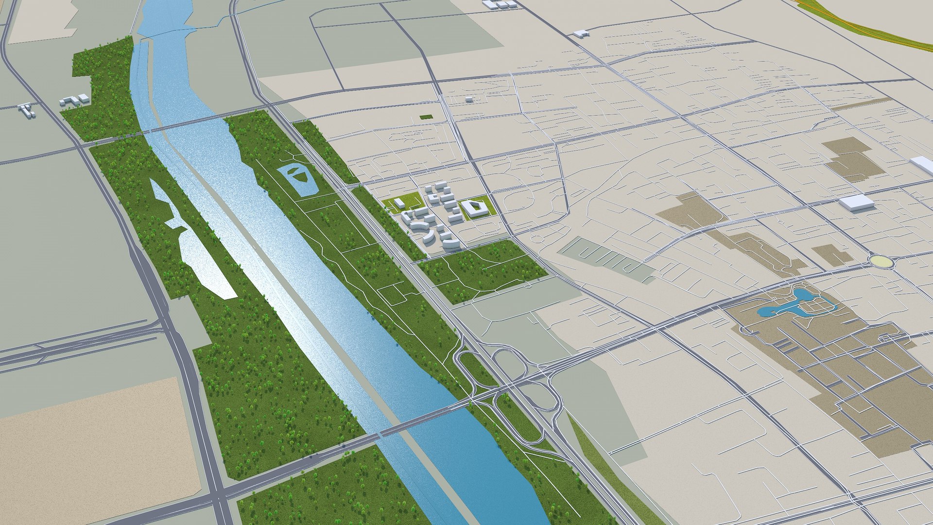 Free 3D Linfen Shanxi China Model - TurboSquid 2100492