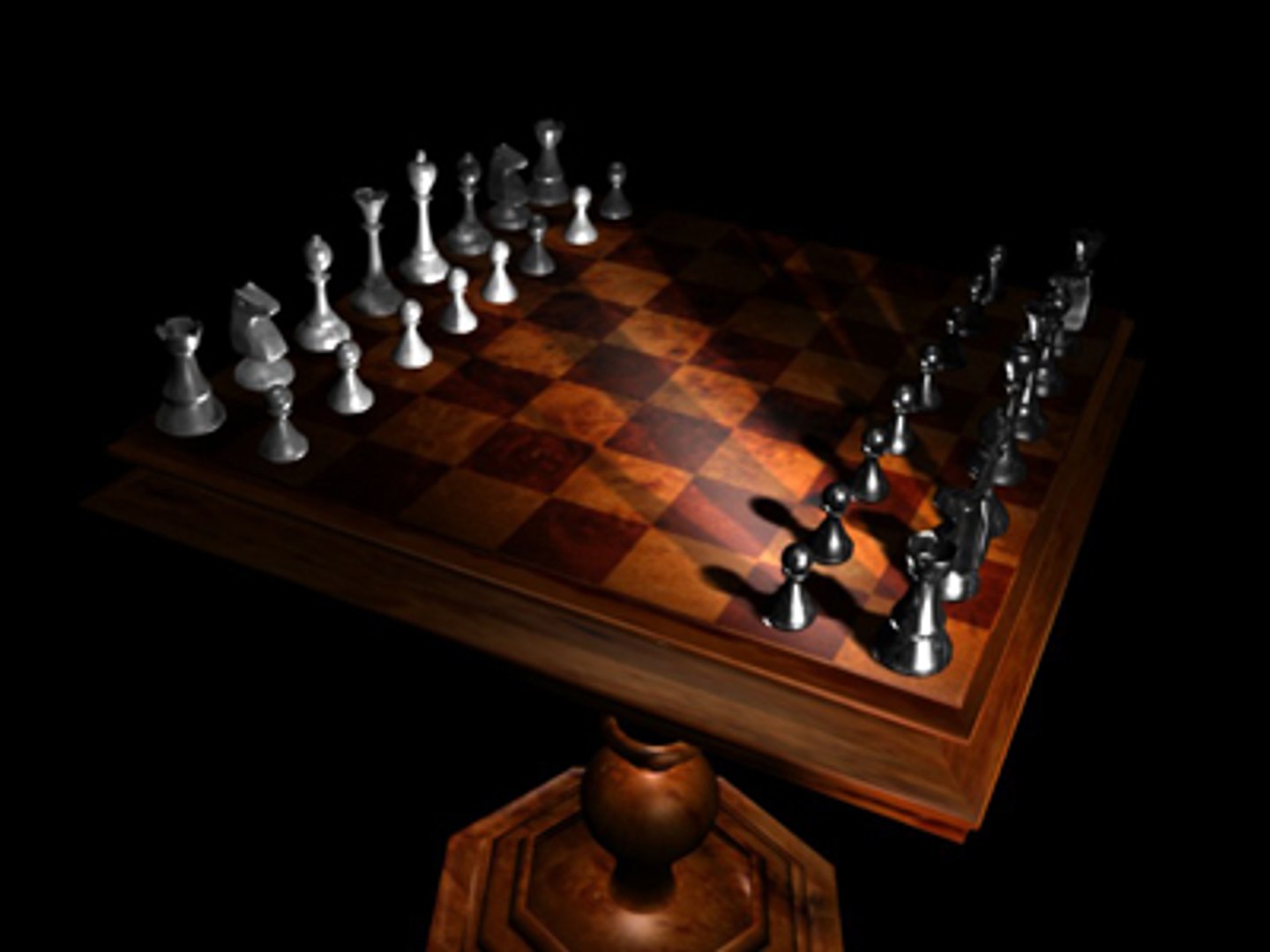 3d obj chess table
