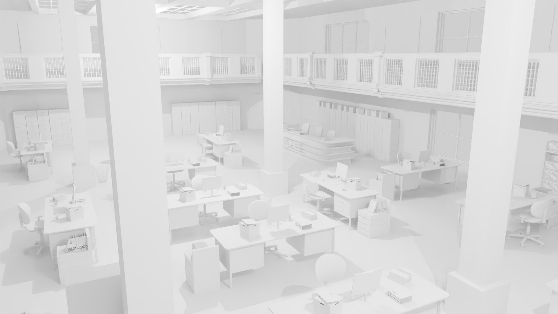 Police Station 3D Model - TurboSquid 2158026